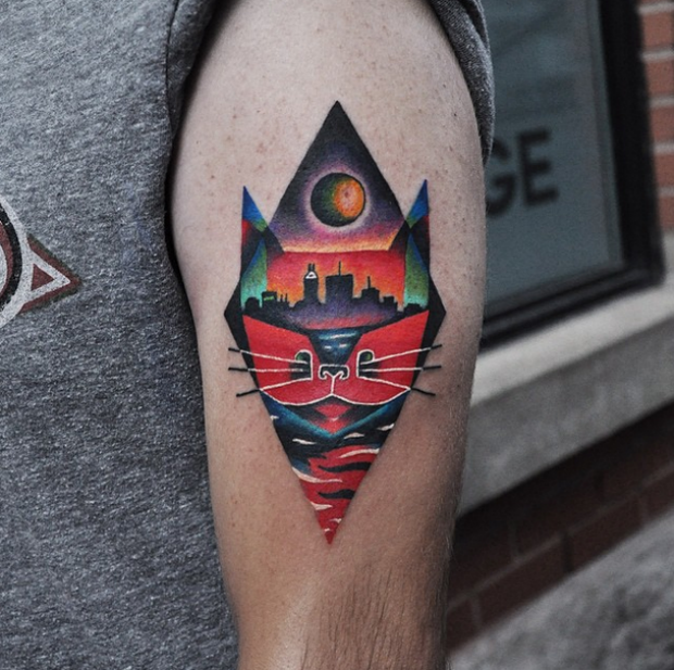As impressionantes tattoos psicodélicas de David Côté - FTCMag