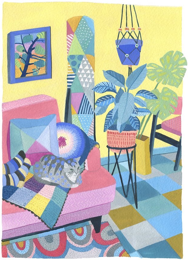 As doces ilustrações do cotidiano de Sarah Strickland - FTCMag