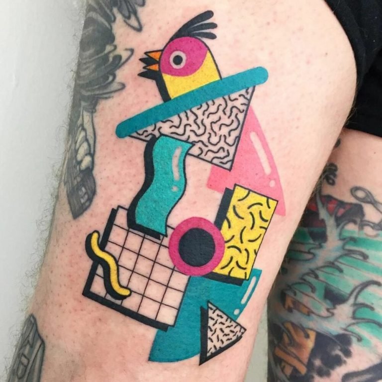 Winston the Whale faz sucesso com suas tatuagens psicodélicas e cheias ...