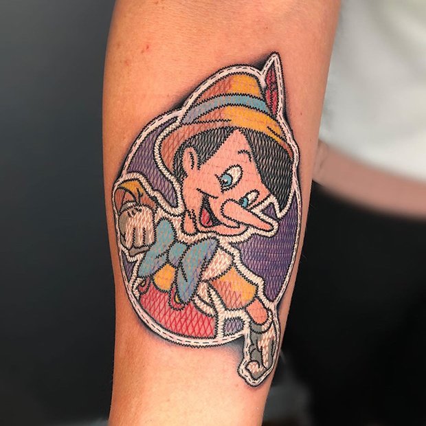 Patch Tattoos: dos bastidores para a pele! As tatuagens realistas ...