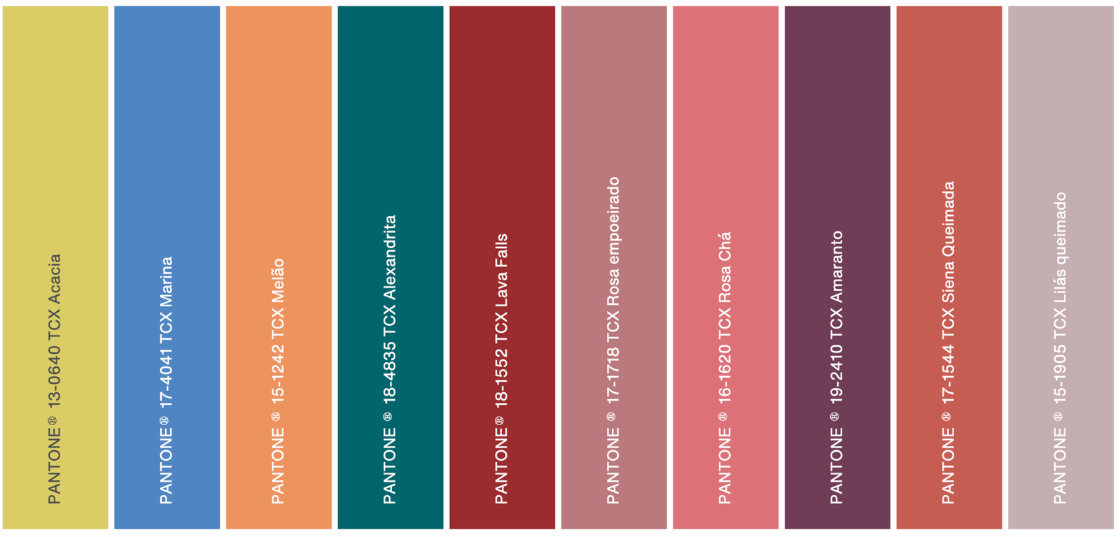 Pantone divulga tendências de cores para moda Primavera/Verão 2026 - FTCMag